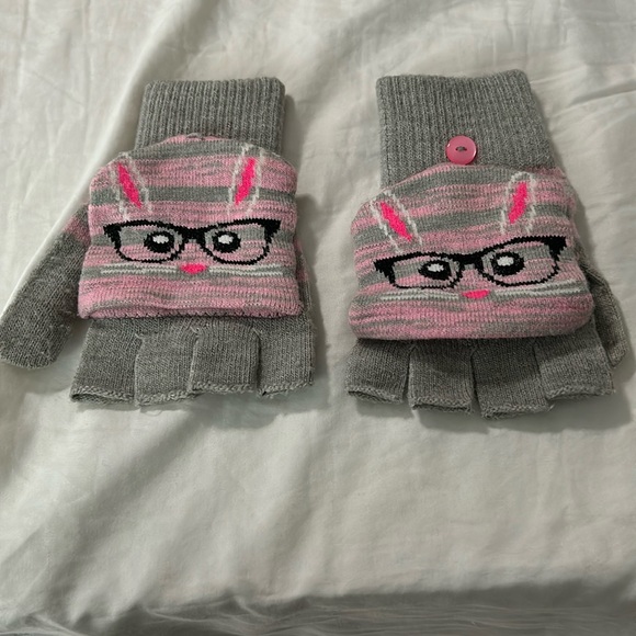 Accessories | Bunny Mittens That Turn Into Fingerless Gloves | Poshmark